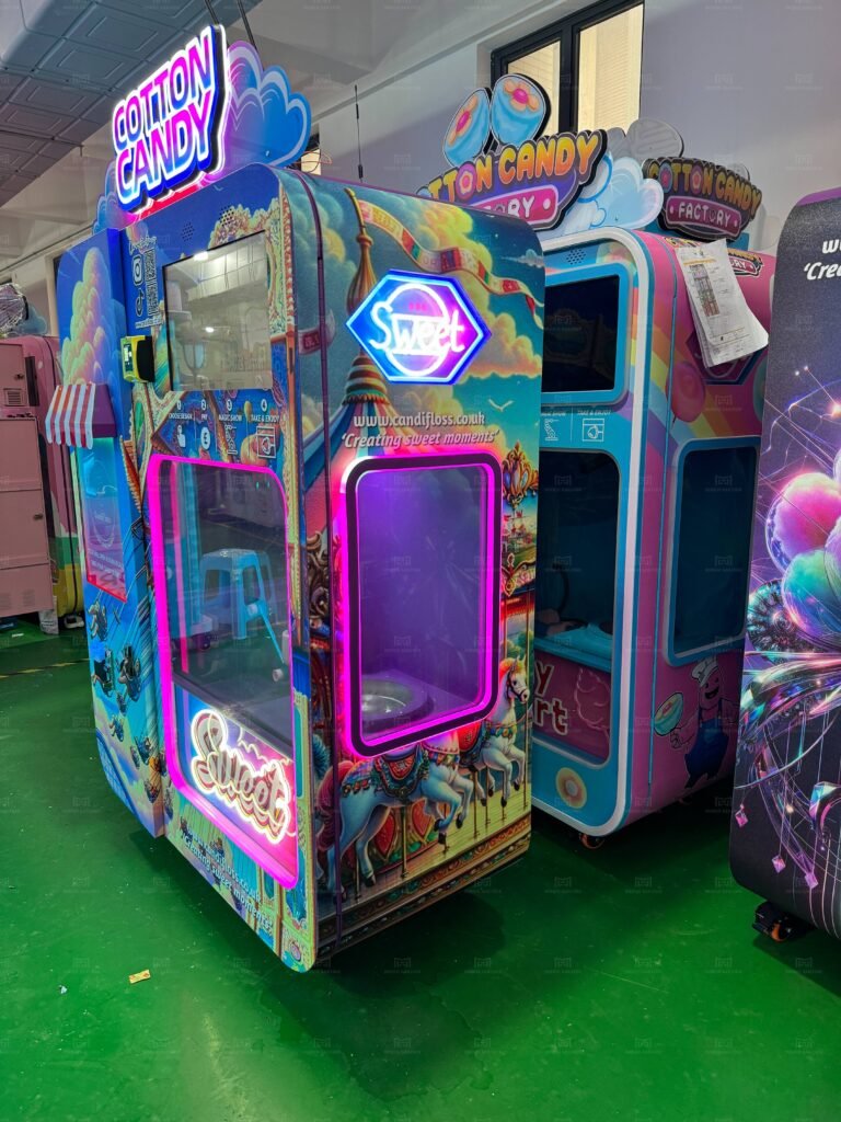 Automatic Cotton Candy Vending Machine(Purple) - Wider Matrix ...