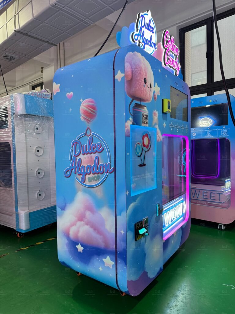 Automatic Cotton Candy Vending Machine(Purple) - Wider Matrix ...