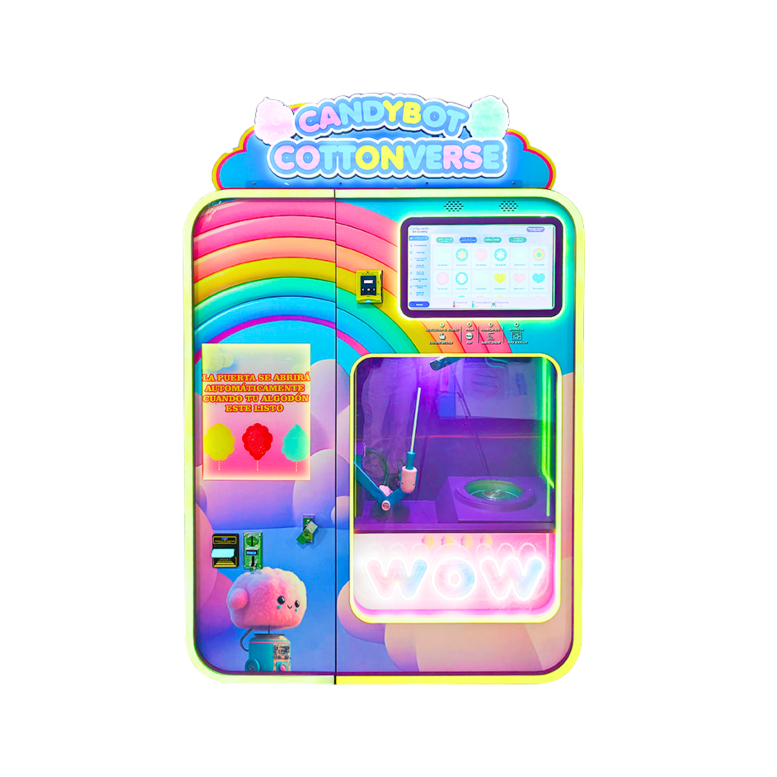 Product - Wider Matrix - Automatic Cotton Candy Vending Machine