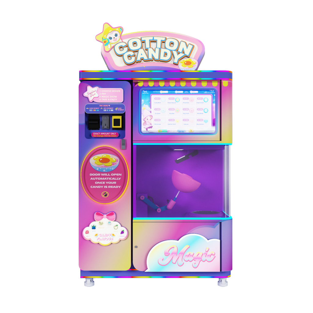 New Cotton Candy Vending Machine(WM168) - Wider Matrix - Automatic ...