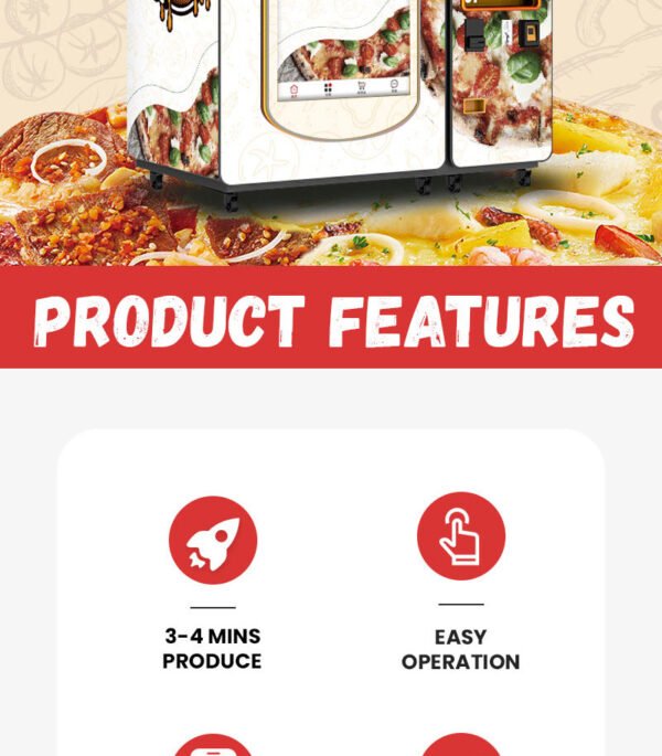 Self-Service Pizza Vending Machine WM660 | 24/7 Hot & Fresh