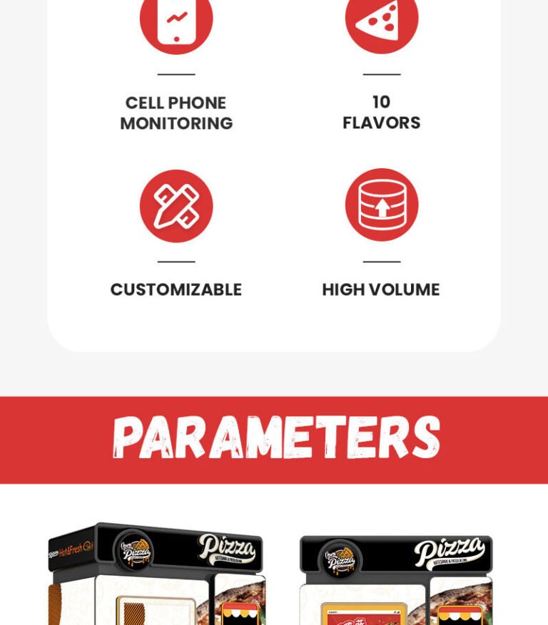 Self-Service Pizza Vending Machine WM660 | 24/7 Hot & Fresh