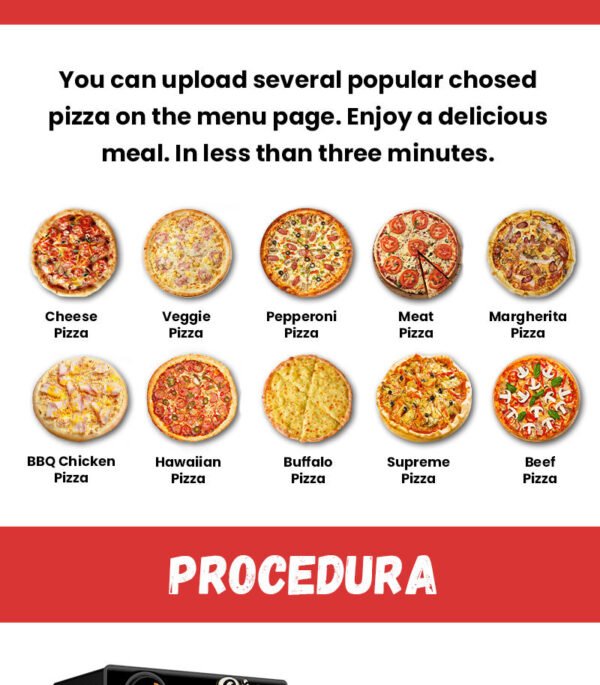 Self-Service Pizza Vending Machine WM660 | 24/7 Hot & Fresh